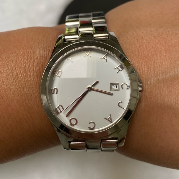 Marc By Marc Jacobs | Accessories | Marc Jacobs Silver Watch | Poshmark